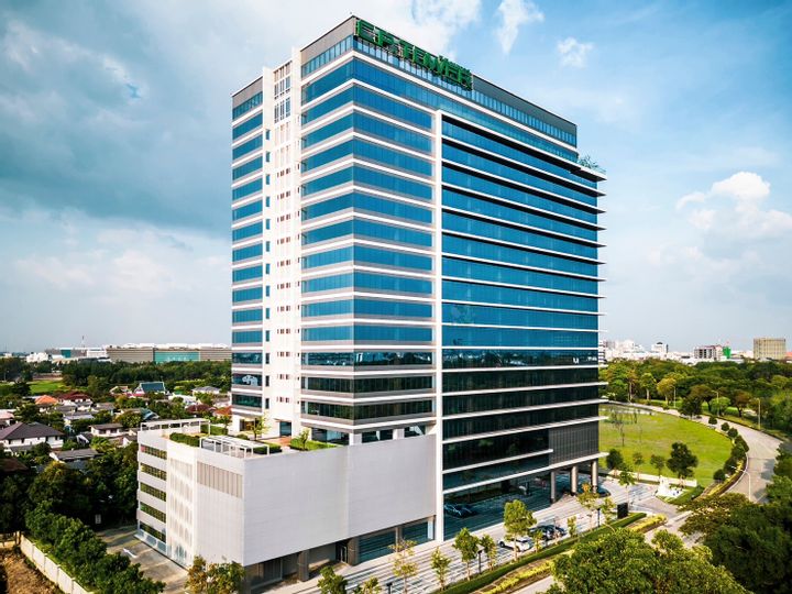 CP Tower North Park สำนักงานพรีเมียม วิวสวน ผนึก Knight Frank - KlearBaan